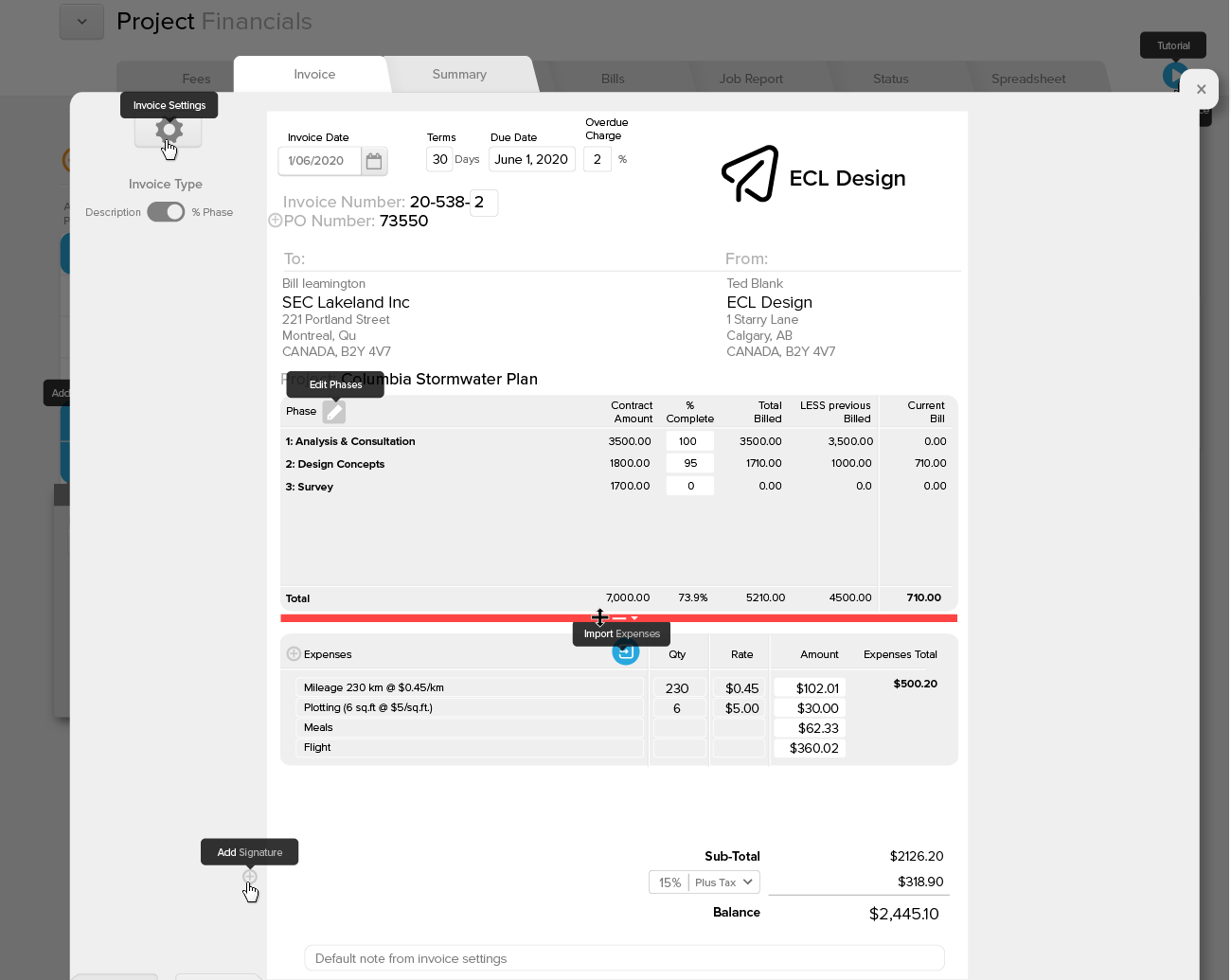 New % Complete Invoice Formats, Feb 2022 | GroupThinq
